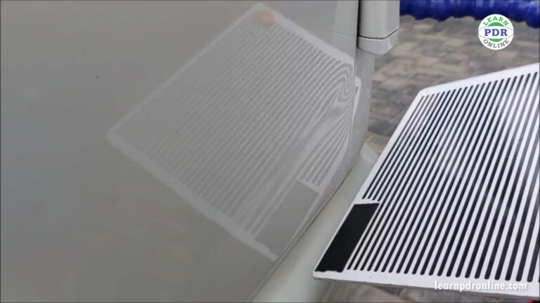 Zero Access Dent Repair: Crease Dent on a VW Camper Van